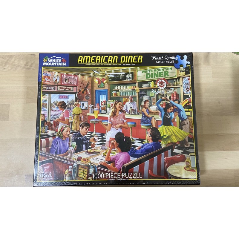 【全新】American Diner 拼圖（1000片） | 蝦皮購物