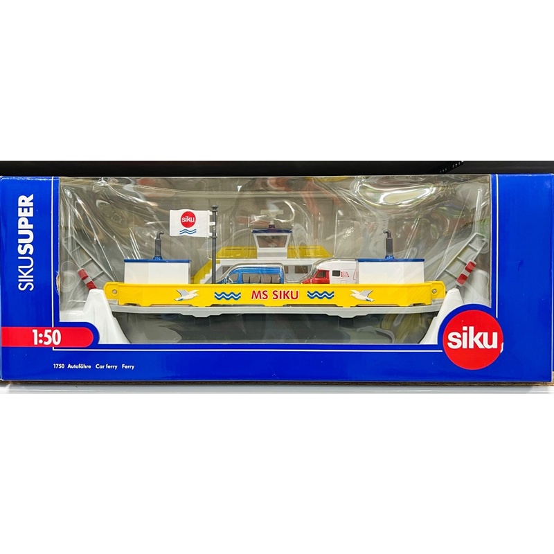 全新 德國 SIKU 1750 汽車郵輪 1:50 郵輪 船 siku 模型 | 蝦皮購物