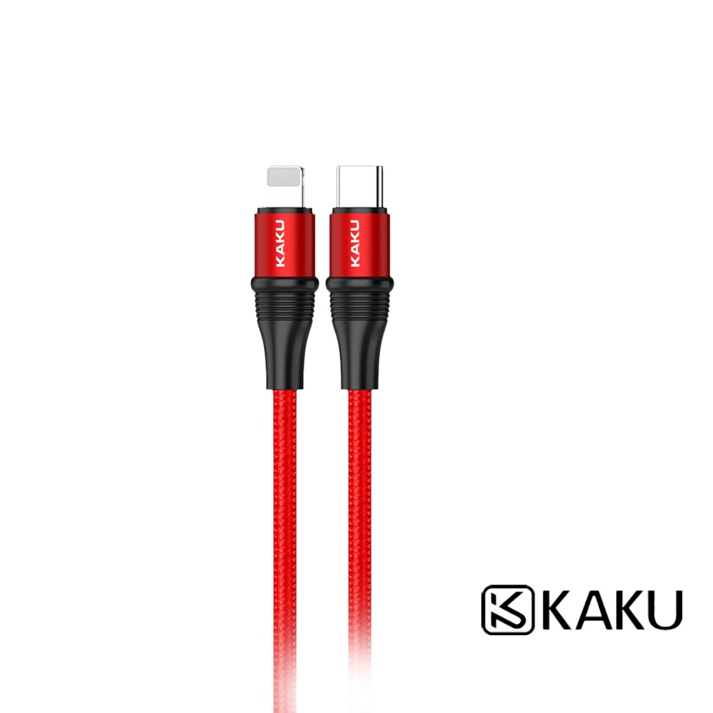 KAKU PD 傳輸線 1.2m TYPE-C to LIGHTNING (100W) 尼龍編織線堅韌耐用 | 蝦皮購物
