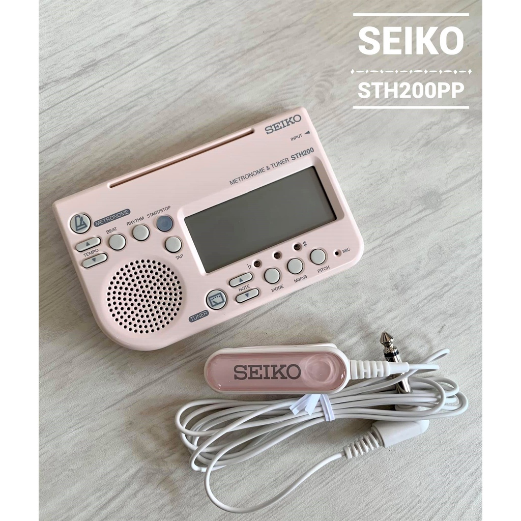 【古點子樂器】大音量推薦🔆SEIKO STH200 大音量調音節拍器/含調音夾/贈送延伸架/可掛小譜架/三色絕美必買款 | 蝦皮購物