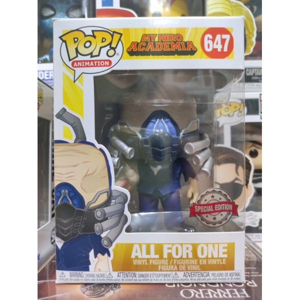 FUNKO POP 正版 647 人人為我 特別版 ALL FOR ONE 我的英雄學院 動畫 系列 | 蝦皮購物