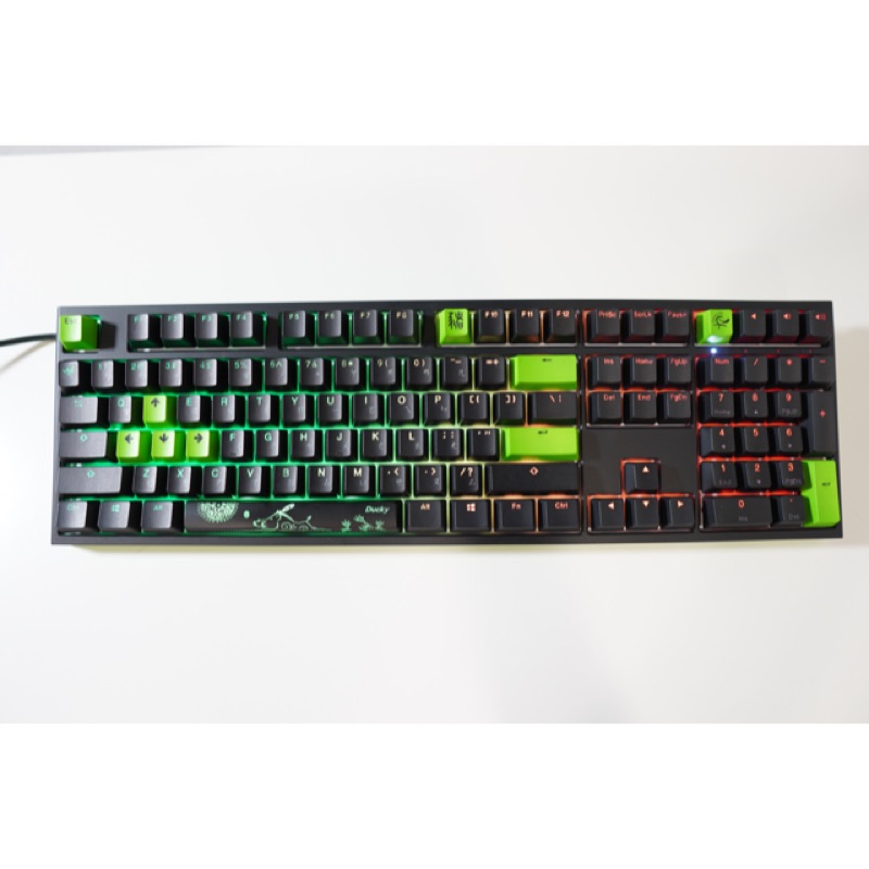Ducky ONE 2 RGB X Razer 聯名款 機械式鍵盤 電競鍵盤 PBT 雷蛇 綠軸 中文 | 蝦皮購物