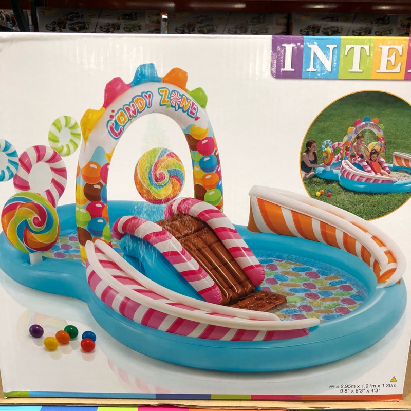 Intex candy zone pool 糖果造型戲水池 | 蝦皮購物