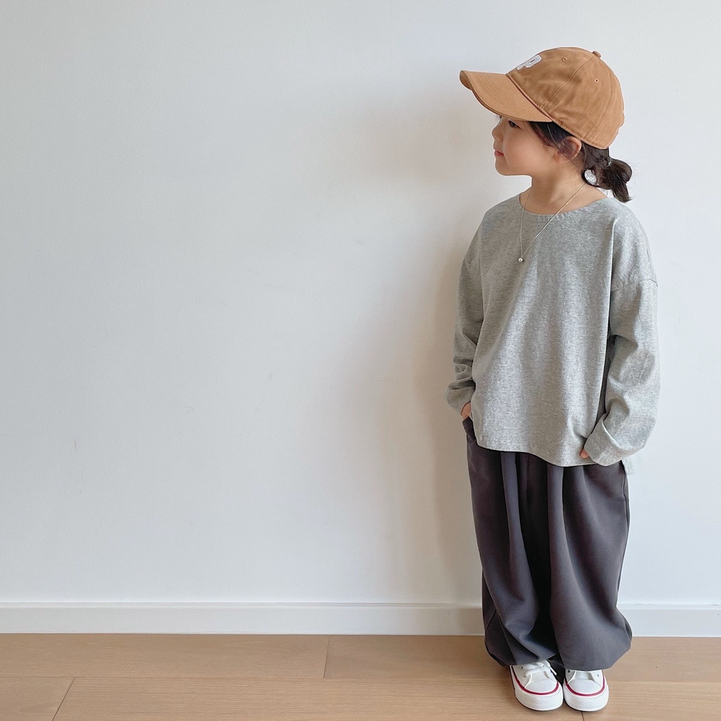 現貨6色 Little PiiKA's 日系 親子 純棉多色素面長袖踢 90 - 150 成人 BB-2223 | 蝦皮購物
