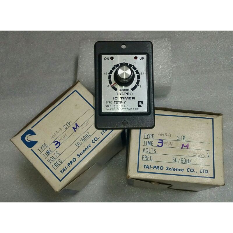 🌞全新現貨保固 TAI-PRO計時器 IC TIMER TSTP-Y 30S 3M 6M 12M 30M 220VAC | 蝦皮購物