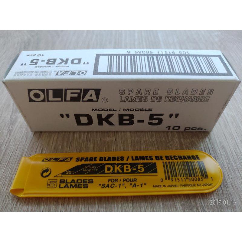 [宏樂工具] 日本 OLFA 細工刃 DKB-5 小美工刀片 5片入 30度細工替刃 | 蝦皮購物