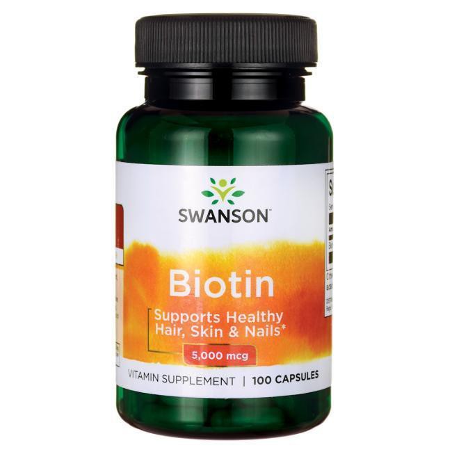 【營養免運】Swanson Biotin 生物素 5mg 100顆 | 蝦皮購物