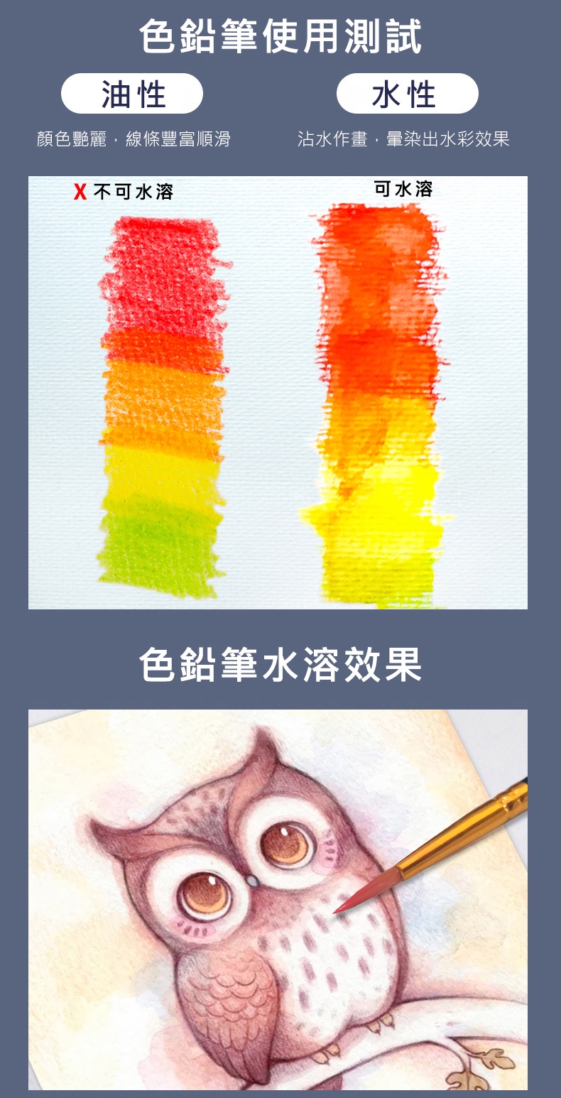 【AFAMIC 艾法】創意無限專業級高顯色乾濕兩用三角原木水性可渲染多層次繪畫色鉛筆(插畫 著色 POP) | 蝦皮購物