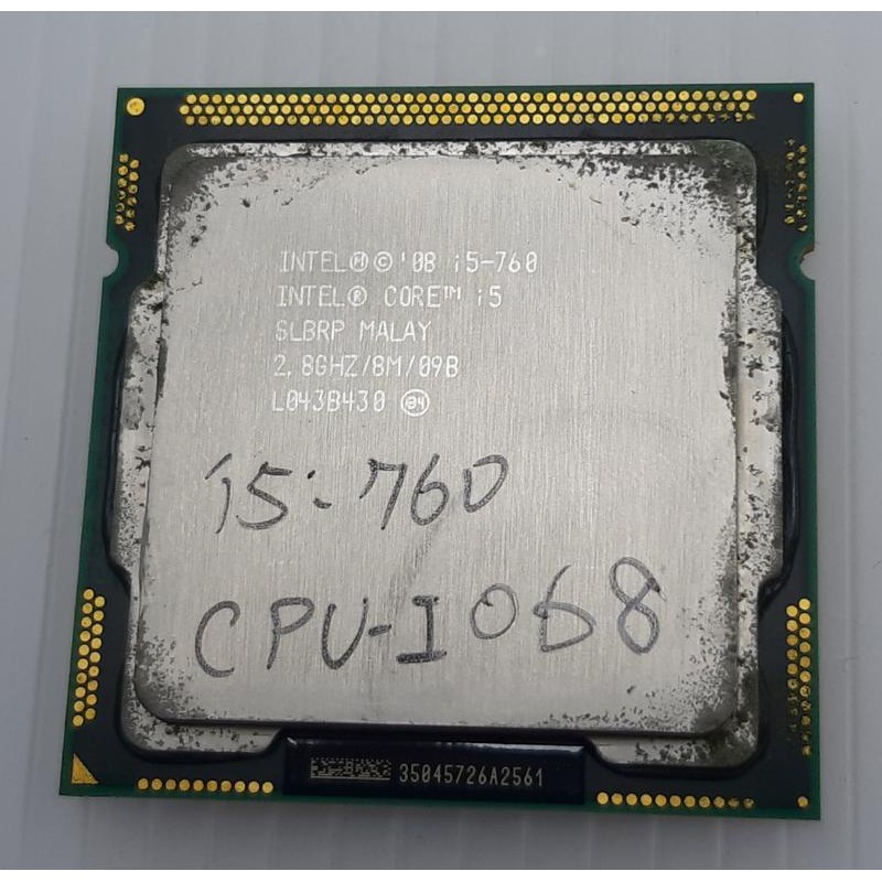 【冠丞3C】INTEL i5-760 1156腳位 CPU 處理器 CPU-I068 | 蝦皮購物