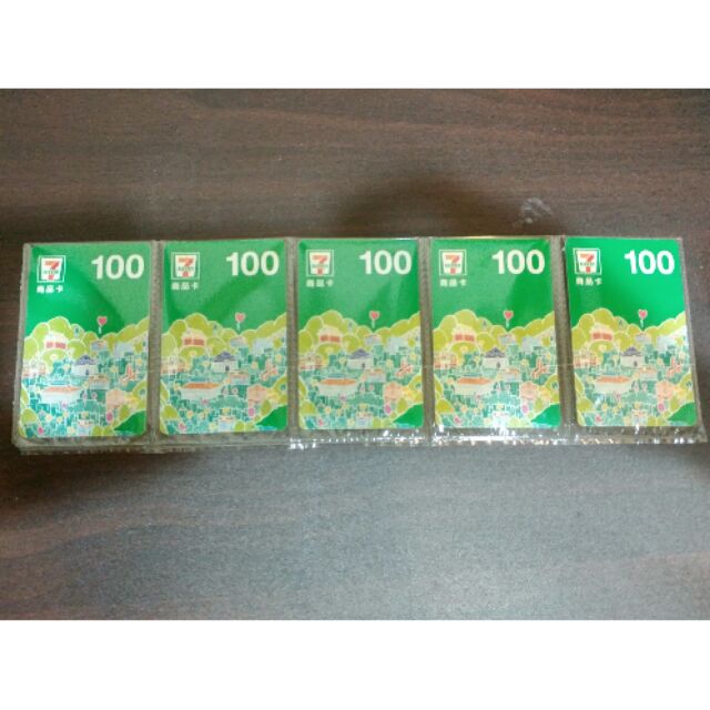 (全新)711商品卡5張 | 蝦皮購物