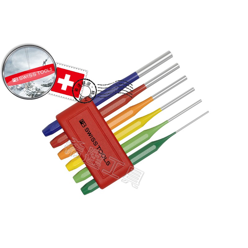 *希達工具* 瑞士 PB SWISS TOOLS 專業級 平行沖組 平鑿刀 平行沖 彩虹系列 PB 755.BL RB | 蝦皮購物