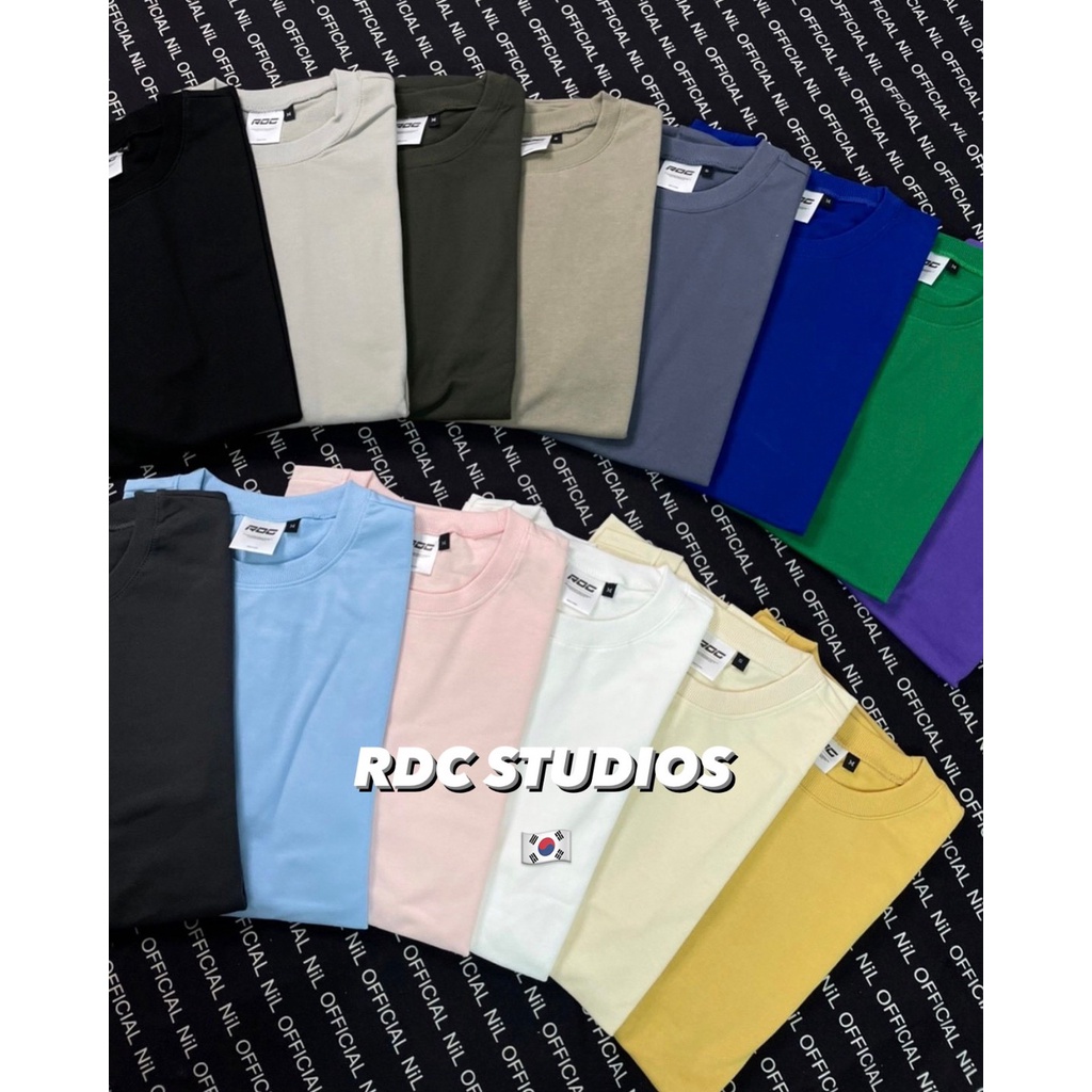 [Nil] 韓國製 RDC STUDIOS 寬鬆 Oversize 素面短袖 素T | 蝦皮購物