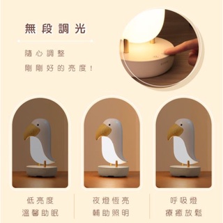 【KINYO】大嘴鳥呼吸氣氛燈 (LED-6543)，USB充電，小夜燈，睡眠燈，LED燈 | 蝦皮購物