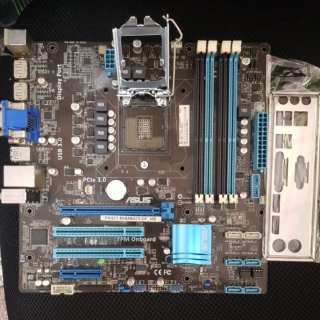 華碩P8Q77-M/BM6675/ DP 主機板1155腳位Q77晶片組 | 蝦皮購物