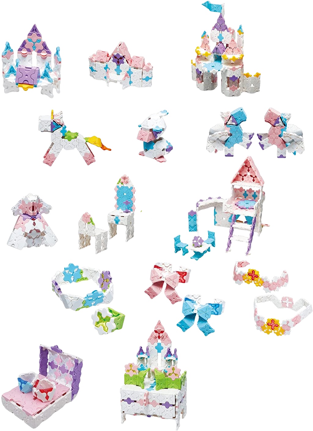 【LaQ】閃亮城堡 (700pcs) 日本製造立體3D拼接積木/益智玩具/台灣獨家代理 | 蝦皮購物