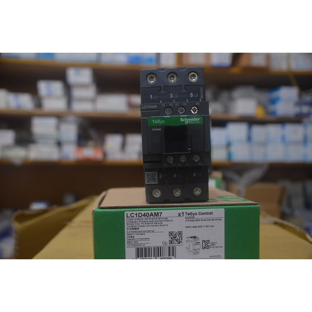 TE Schneider 施耐德 LC1D40AM7 電磁接觸器、電磁開關 LC1D40A- AC220V | 蝦皮購物