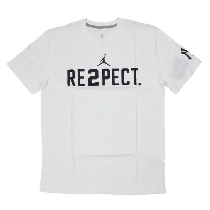 JORDAN JETER NY RE2PECT TEE 白色 短T 致敬 744986100 | 蝦皮購物