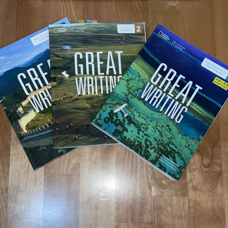 『二手書專賣』Great Writing 1 2 3 國家地理出版 原價500-699元 | 蝦皮購物
