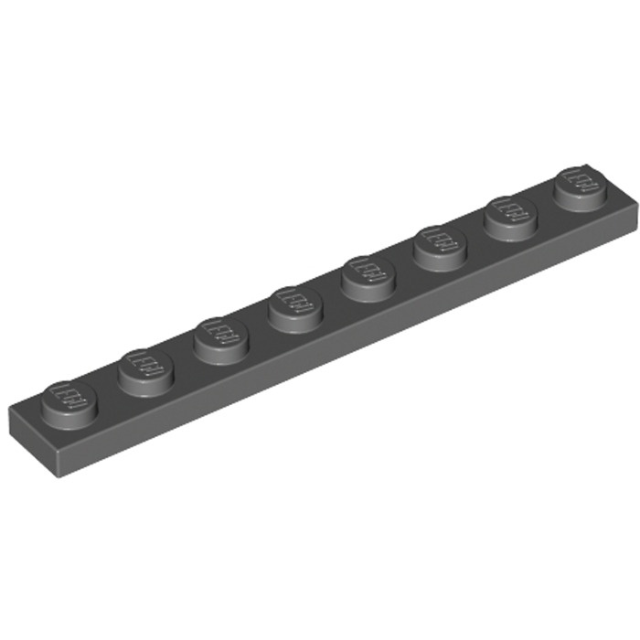 【MiniFun】LEGO 3460 深灰色 全新1x8薄板 平板磚 | 蝦皮購物