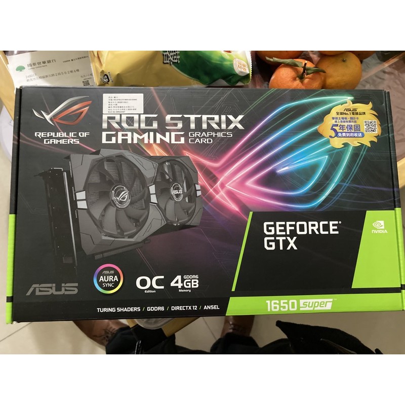 華碩 asus rog strix 1650 super 1650s oc 4gb 顯示卡 | 蝦皮購物