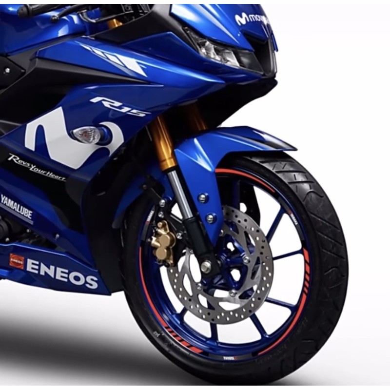 【FM】台灣現貨-適用Yamaha R15/R3/R6/R1-17寸輪框貼/輪胎貼/反光貼（兩輪四面） | 蝦皮購物
