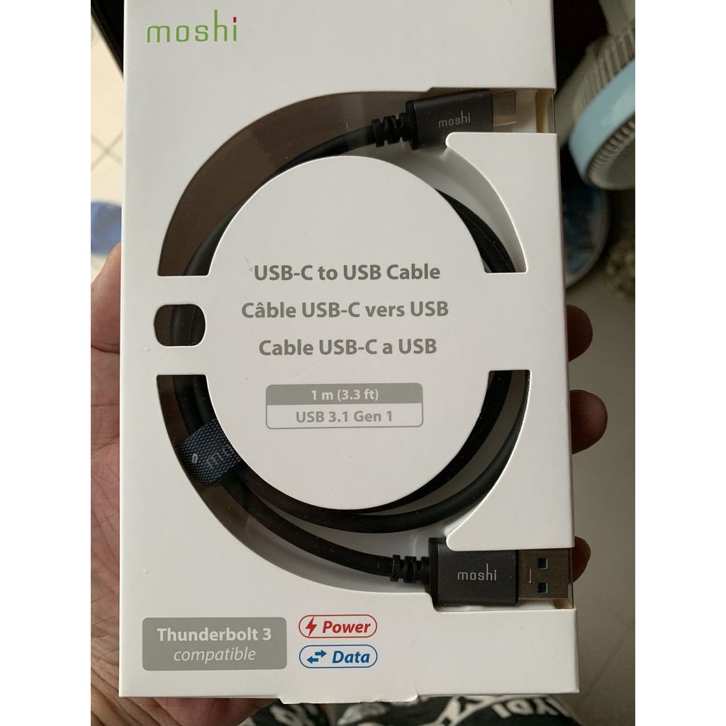 Moshi USB-A to USB Cable 1m Type-C傳輸線 | 蝦皮購物