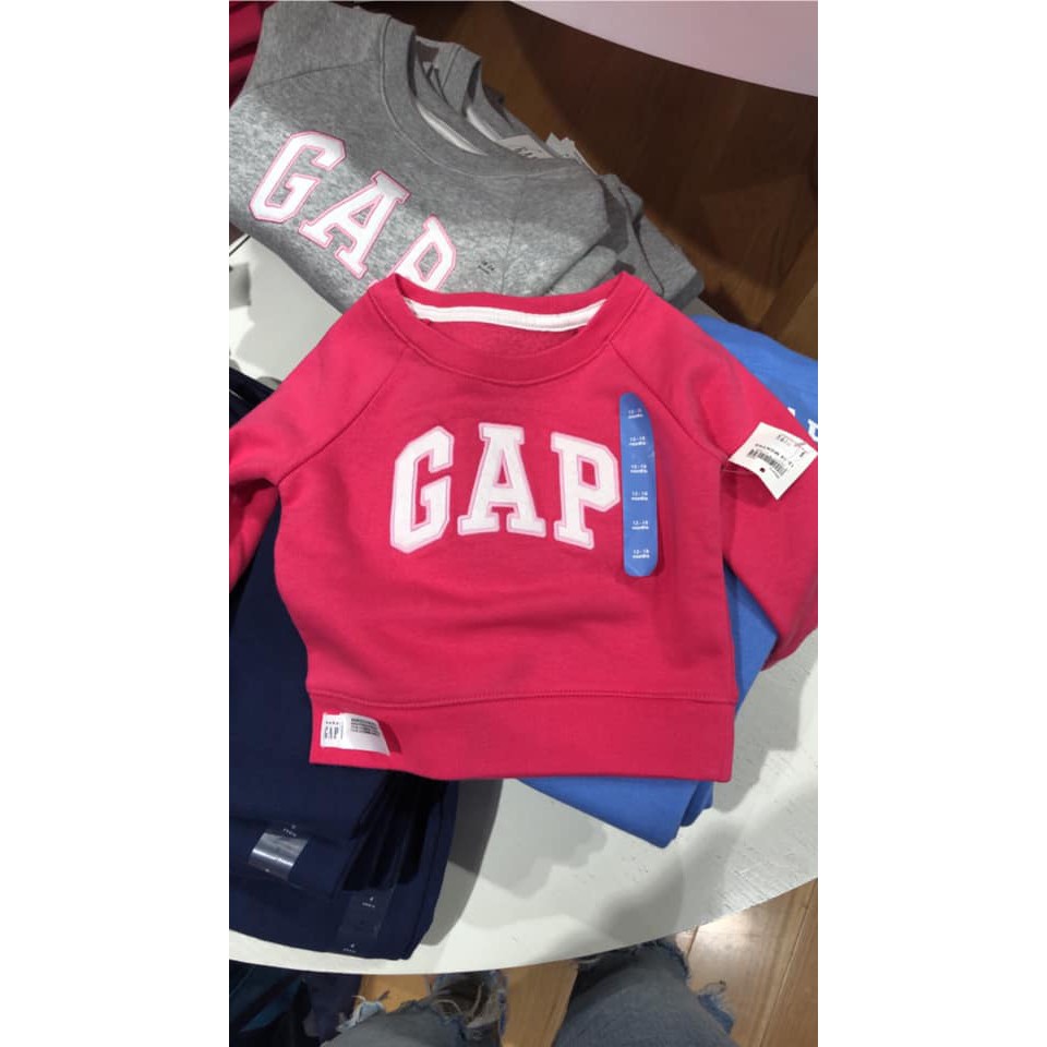 保留 二手 gap經典logo女幼童上衣4y 桃 | 蝦皮購物