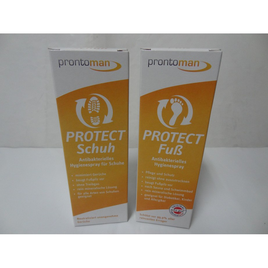 德國 Prontoman 護足噴霧 鞋類抗菌去味噴霧 期限2020年【已過期】 | 蝦皮購物