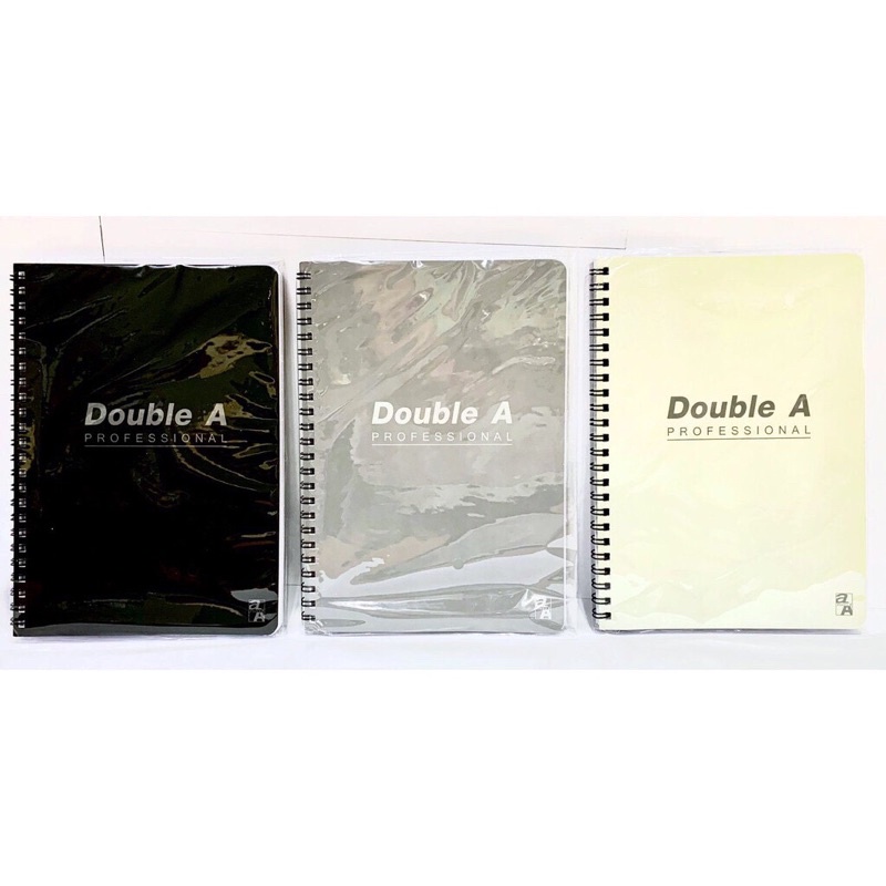 Double A A5 25K 線圈筆記本 筆記本 左開 橫線筆記本 辦公室系列 三款 | 蝦皮購物