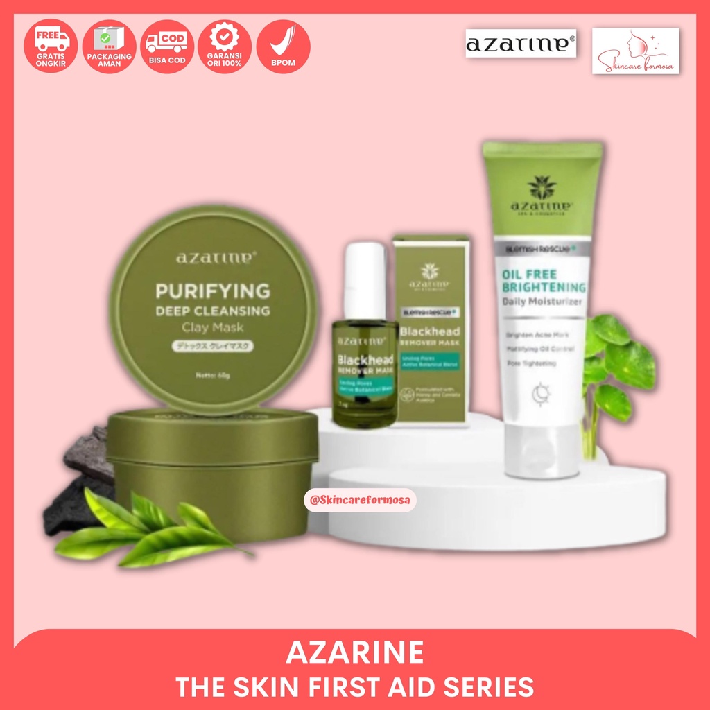 SM2122 AZARINE The Skin First Aid (Paket Komedo & Pori) | 蝦皮購物