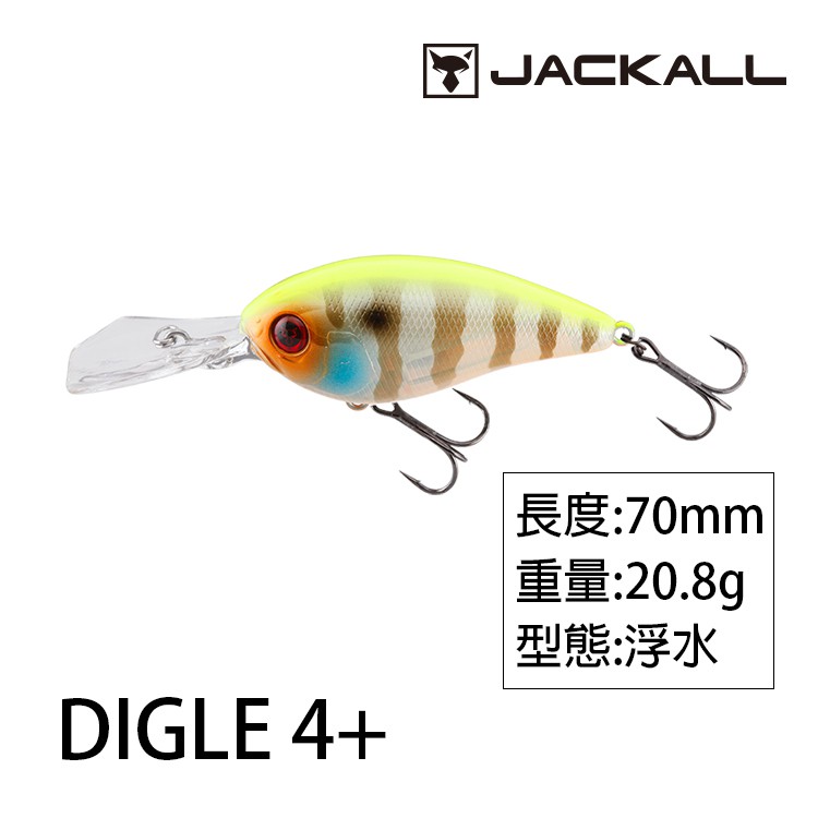JACKALL DIGLE 4+ [漁拓釣具] [硬餌] | 蝦皮購物