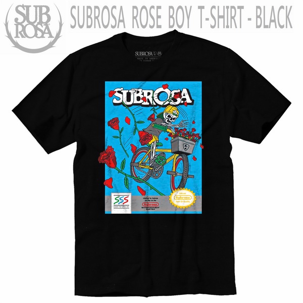 SUBROSA ROSE BOY T-SHIRT 玫瑰男孩 T卹 美國 BMX 極限單車 品牌 下坡車/攀岩車 | 蝦皮購物