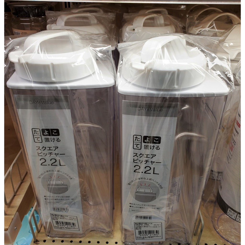 【冷水壺】宜得利NITORI 直立橫放冷水壺 2.2L 100%日本製 蝦皮最低價 | 蝦皮購物