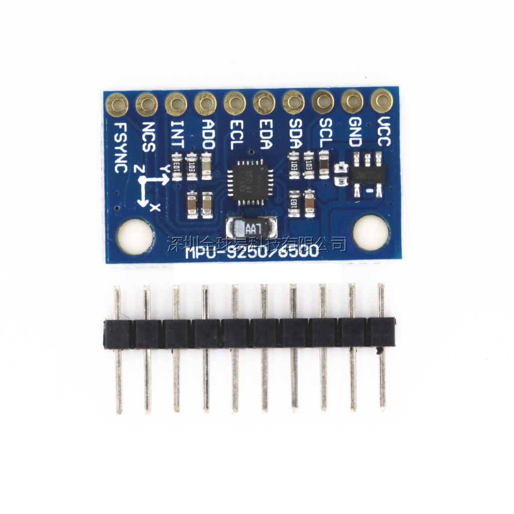 【AI電子】*(2-4)MPU9250 299DOF 九軸 9軸姿態 加速度 陀螺儀 指南針磁場感測器 | 蝦皮購物