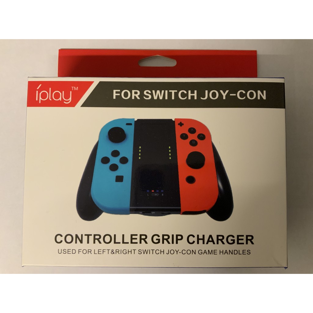 (全新)NS iplay Joy-Con 控制器充電握把 內建 2000 毫安培電池容量 充電手把 | 蝦皮購物