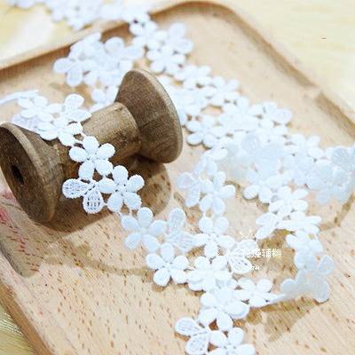 《iAsa愛莎の》手作材料 日單莫蘭迪色水溶超萌小花葉子蕾絲花邊diy服裝洛麗塔家居服飾 | 蝦皮購物