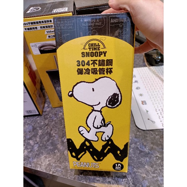 史努比 Snoopy 304不鏽鋼保冷吸管杯（500ml） | 蝦皮購物