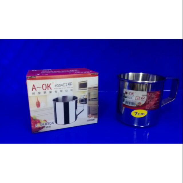AOK304不銹鋼口杯~7cm無蓋/8cm,9cm,10cm,11cm,12cm(附蓋) | 蝦皮購物