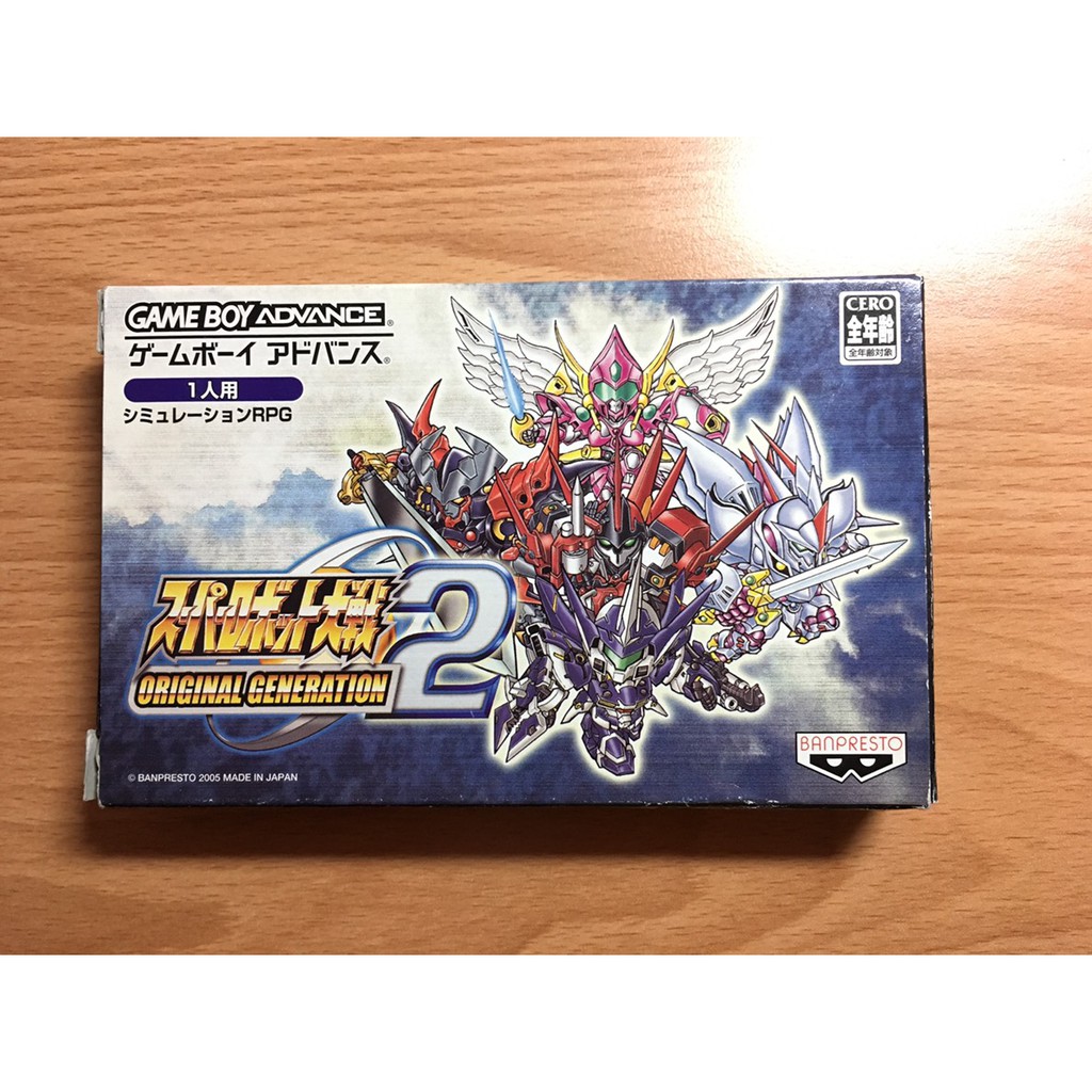 【售700元】日規正版卡 gameboy advance GBA 超級機器人大戰OG 2 機器人大戰 機器人 機戰OG2 | 蝦皮購物