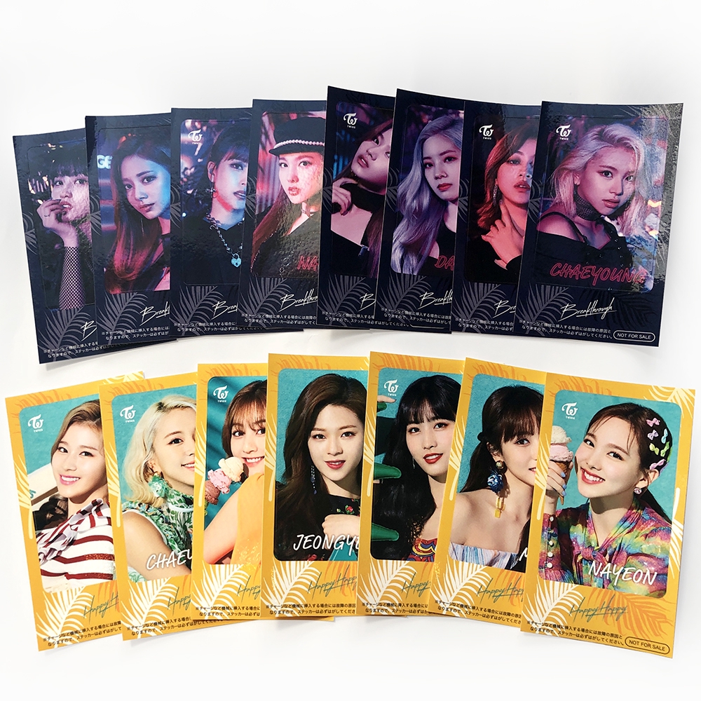 微音樂💃現貨 日版官方IC卡貼 Twice Breakthrough/ Twice2/&TWICE Repackage | 蝦皮購物