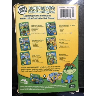 Leap Frog Leapfrog Learning DVD Set 跳跳蛙英文早教 教材 英文學習 | 蝦皮購物