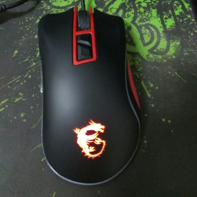 99新 MSI M92 RGB Gaming Mouse 電競滑鼠購入全新筆電換下的 | 蝦皮購物
