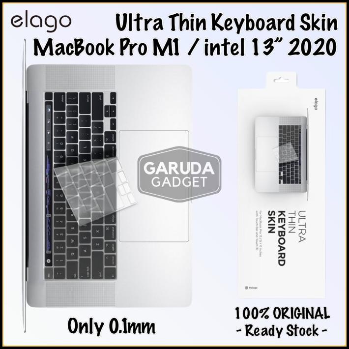 英特爾 鍵盤皮膚 Macbook Pro 13 M1 Intel 2020 Elago Protector 防塵 | 蝦皮購物