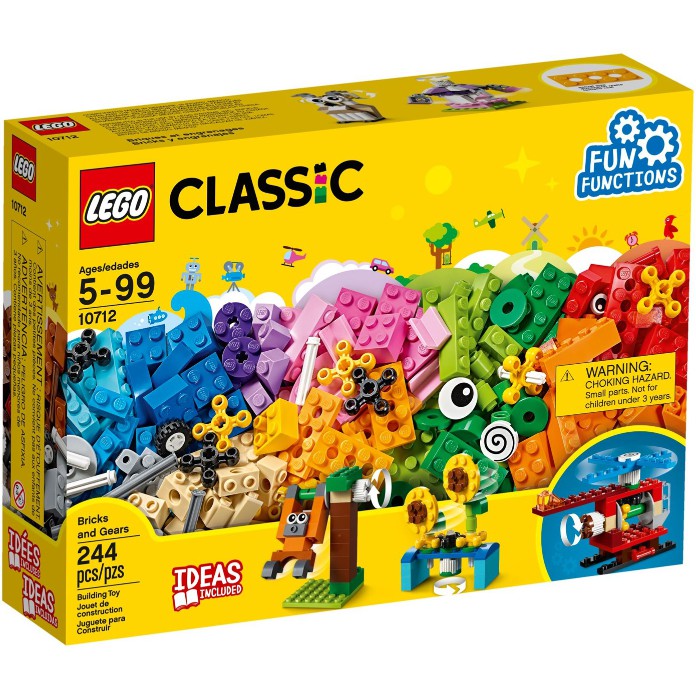 磚家 LEGO 樂高 全新盒組 10712 CLASSIC 經典 創意桶盒 顆粒和齒輪 Bricks and Gears | 蝦皮購物