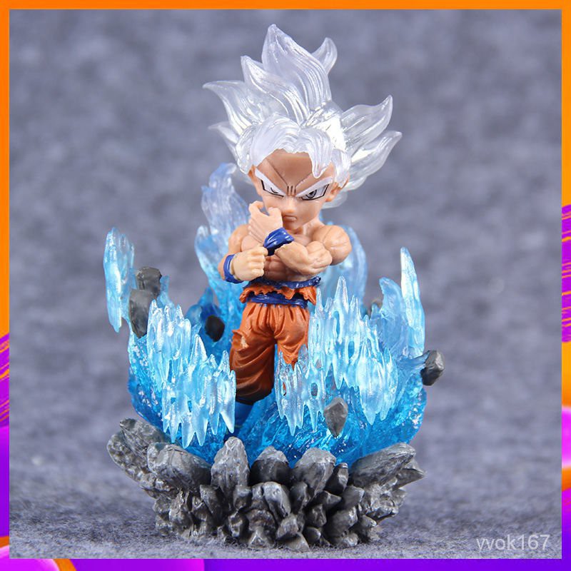 七龍珠 GK Q版 可發光 自在極意功 悟空 手辦模型車載擺件 hFFJ | 蝦皮購物