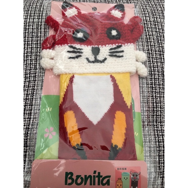 bionta 造型瓶套 狐狸 杯套 編織 | 蝦皮購物
