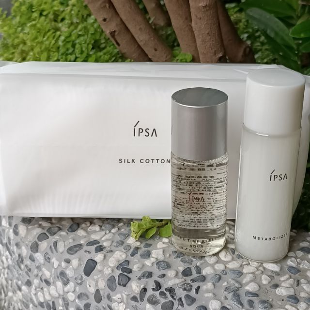 專櫃正品 IPSA茵芙莎 美膚機能液(流金水)30ml+濕潤平衡液 30ml+化妝棉50入 打包特價 | 蝦皮購物