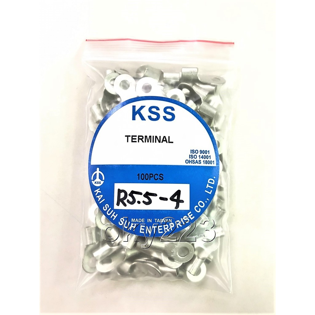 R 5.5-6 壓著 端子 KSS 凱士士 壓接 R型 O型 圓孔 接線 4 5 6 8 10 oky223 1501 | 蝦皮購物