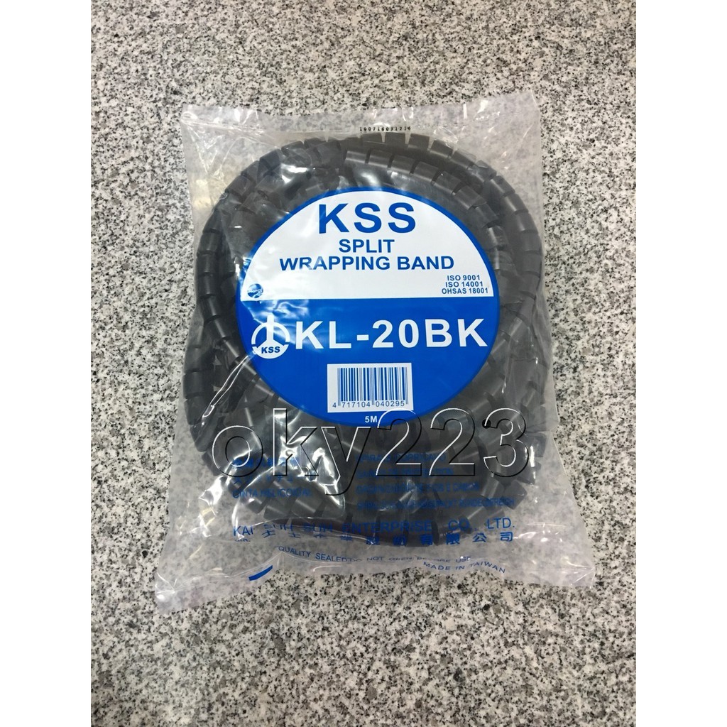 KL-20BK 撥開式結束帶 KSS 凱士士.結束帶 軟管 蛇管 絕緣管 浪管 oky223 布達不七0402 | 蝦皮購物