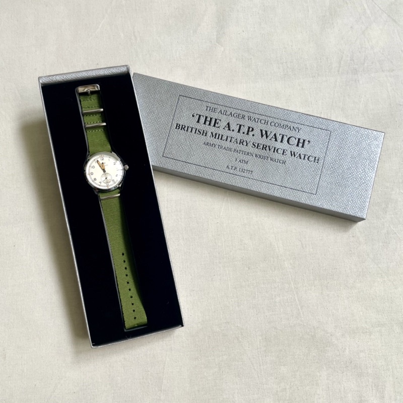 英軍復刻 British Army ATP service Watch NATO錶帶 獨立秒針軍錶 手錶 vintage | 蝦皮購物
